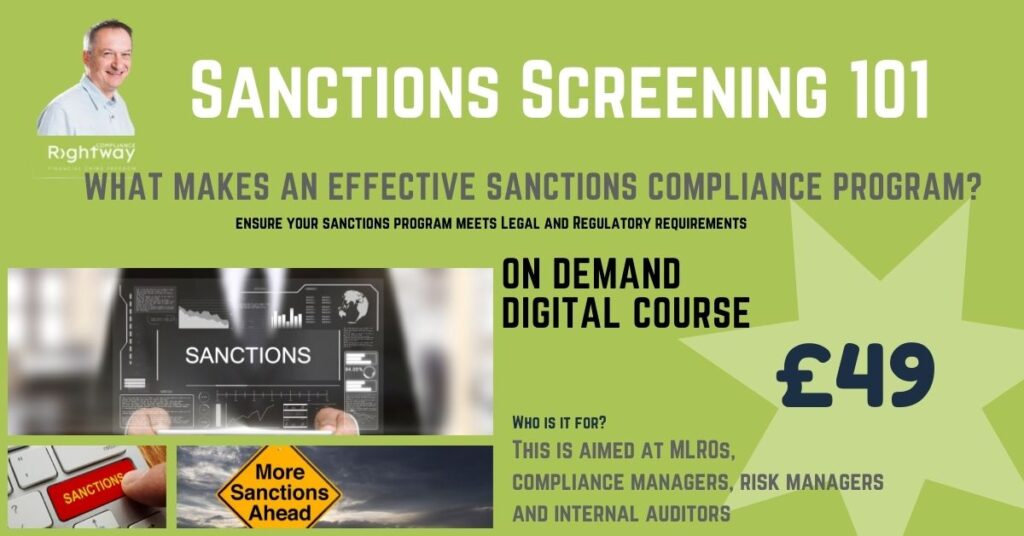 What makes an effective Sanctions screening compliance program ...